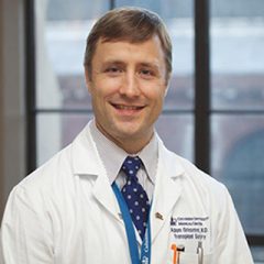 A living organ donor's liver transplant for his adopted daughter.