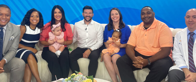 Infants from First 'Domino’ Heart Valve Transplant Reunite on Today Show